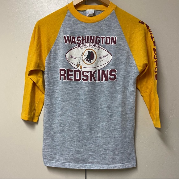 American Vintage | Shirts | Vintage Nfl Washington Redskins 34 Sleeve ...